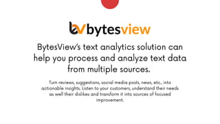 Text Analysis in Retail | PDF