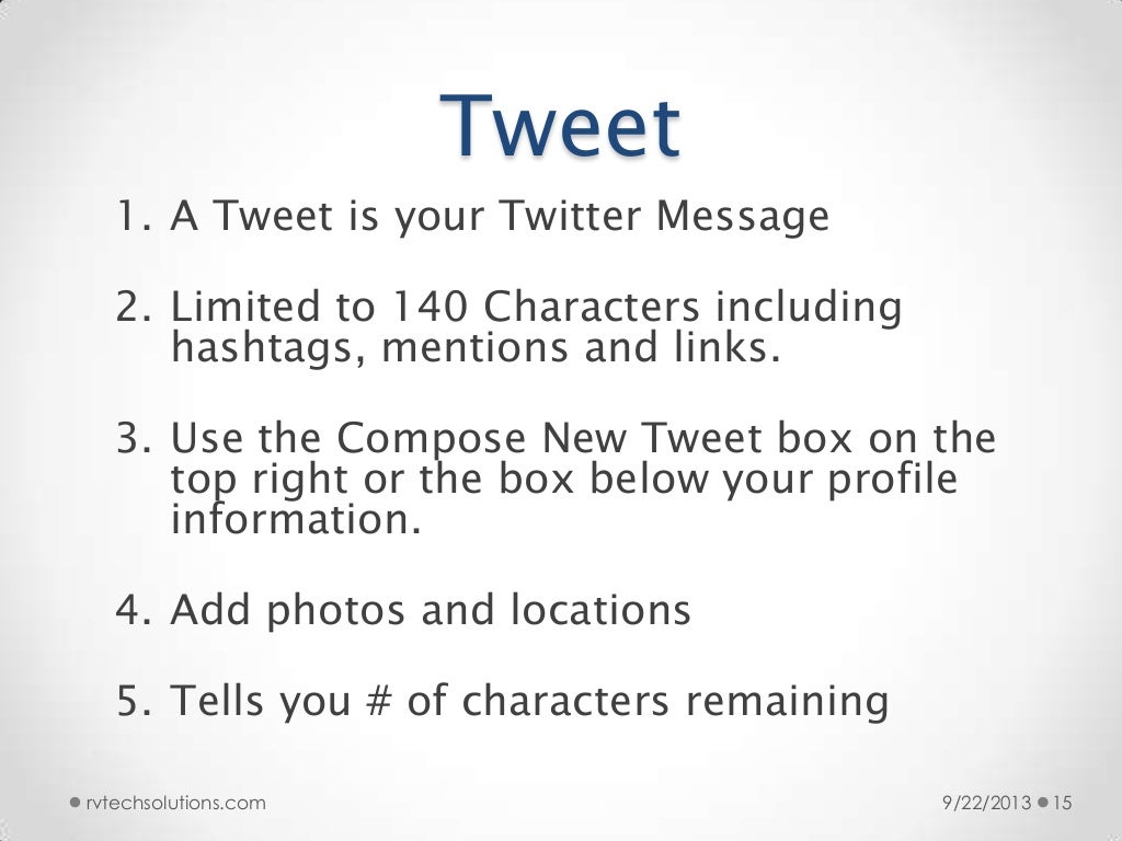 The Basics of Twitter