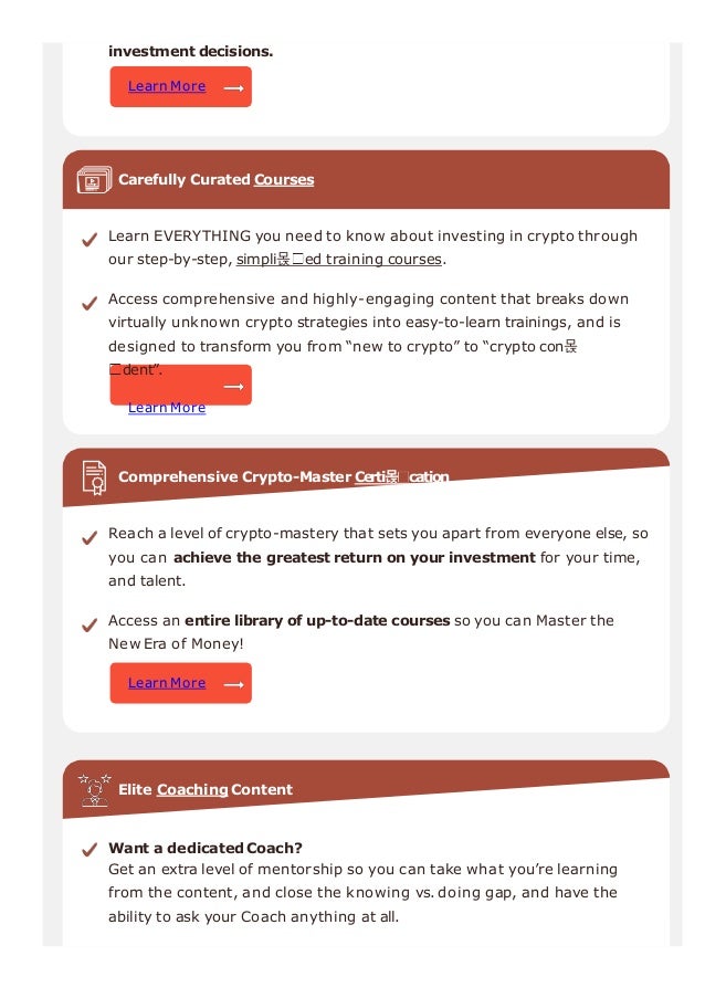 Cryptocurrency Course | PDF