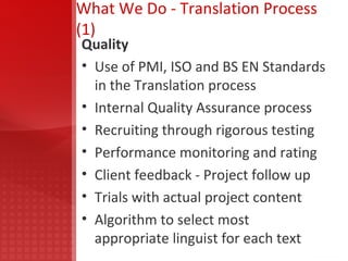Redwood Translations Presentation | PPT | Business Administration ...