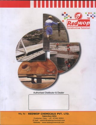 Redwop Chemicals Pvt Ltd., Rajkot, Construction Products & Chemicals | PDF