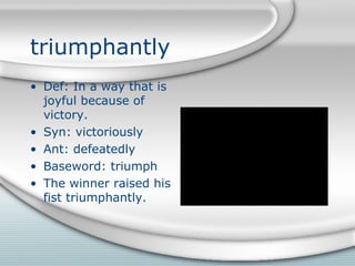 Red Writing Vocab | PPT