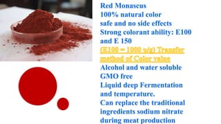 Red yeast rice powder | PPT