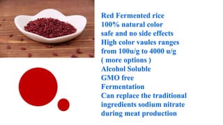 Red yeast rice powder | PPT