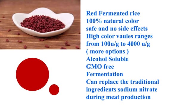 Red yeast rice powder | PPT