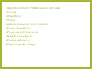 RED FLAGS AND YELLOW FLAGS ACCORDING TO SYSTEMS | PPTX