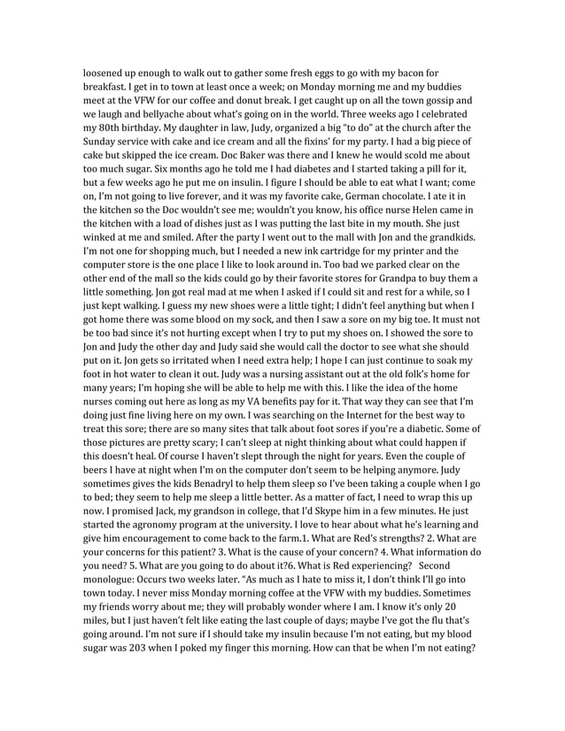 Red Yoder is an farmer who lives alone in.docx