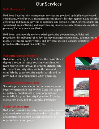 Red zone security english | PDF