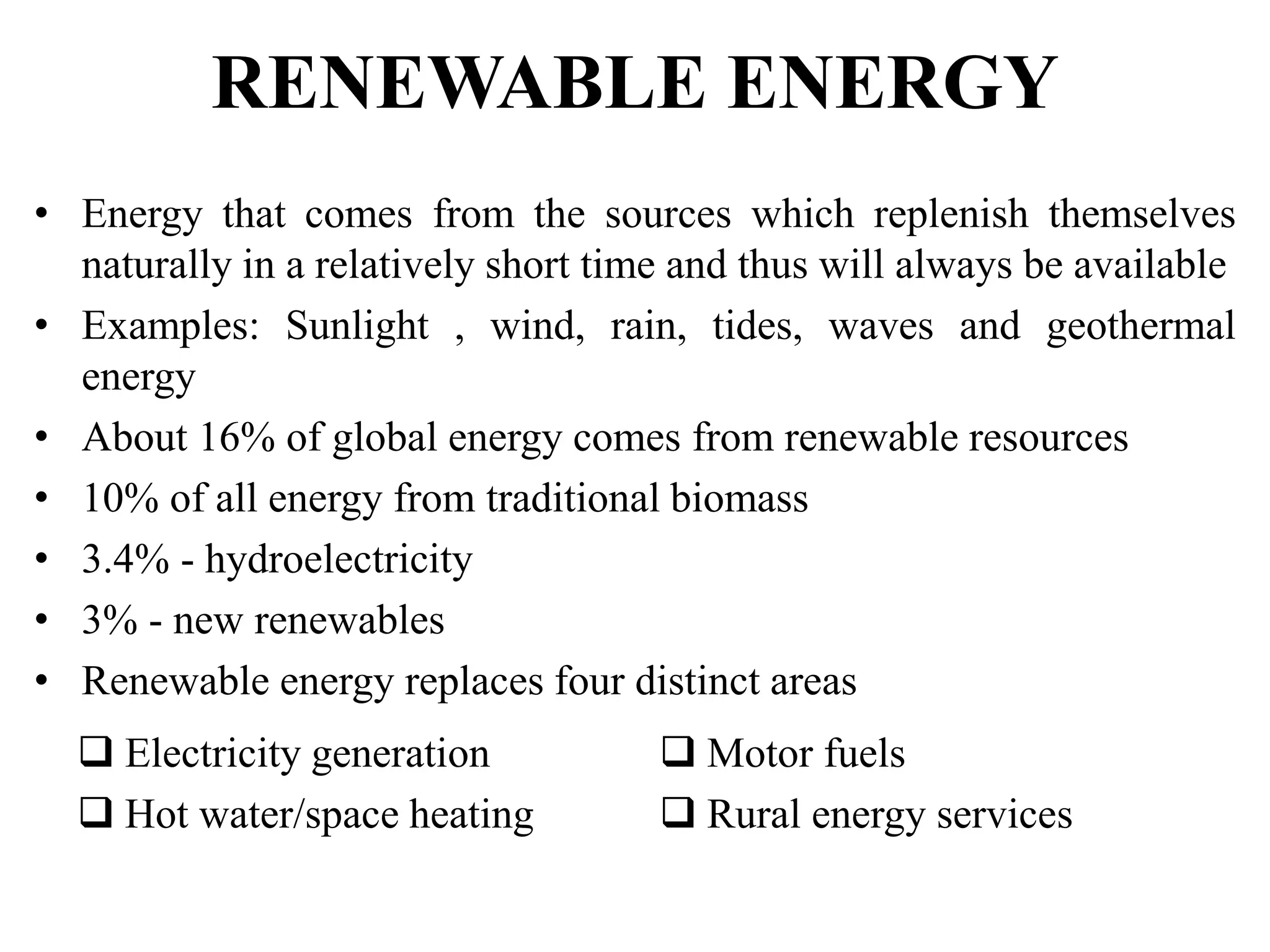 Scenario of renewable energy sources | PPTX