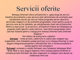 Rețeaua Internet.ppt