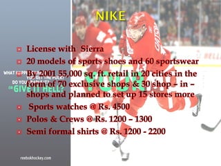 Reebok game plan for india | PPT