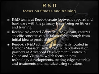 Reebok ppt presentation | PPSX
