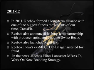 Reebok ppt presentation | PPSX