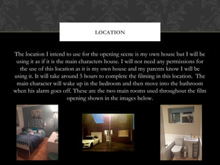 Reece shots of locations | PPT