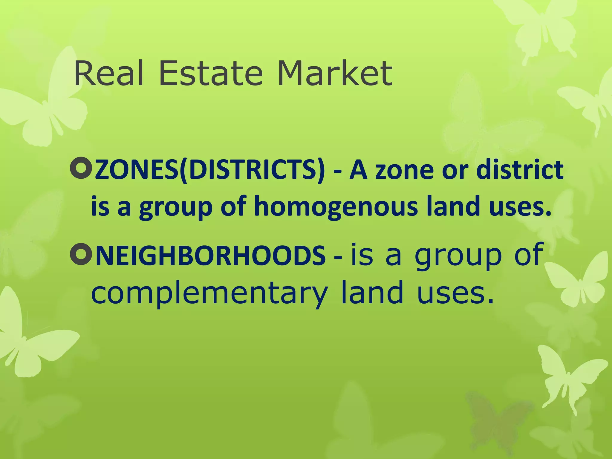 Real Estate Economics | PPTX