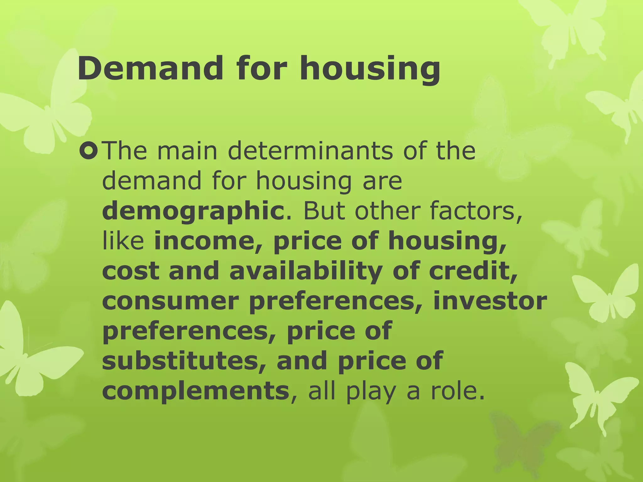 Real Estate Economics | PPTX