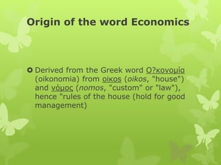 Real Estate Economics | PPTX
