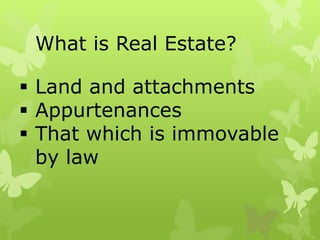 Real Estate Economics | PPTX