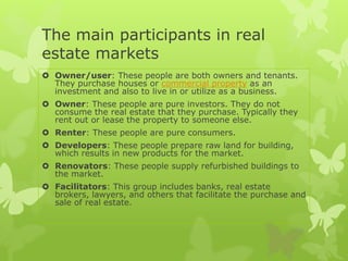 Real Estate Economics | PPTX