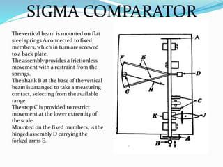 Reed and sigma type comparators | PPSX