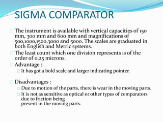 Reed and sigma type comparators | PPSX