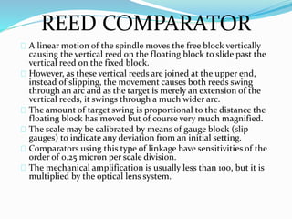 Reed and sigma type comparators | PPSX
