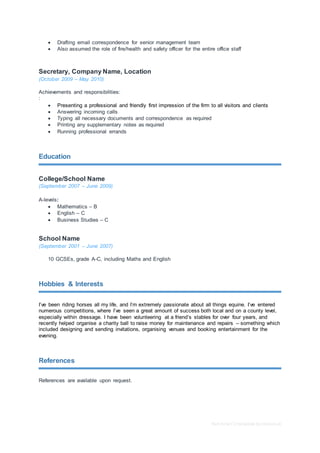 cv template | PDF