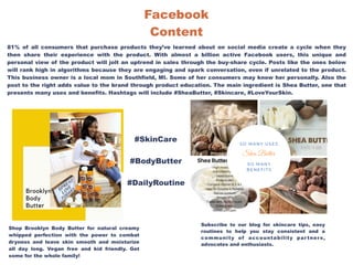 Brooklyn Body Butter Social Media Content Strategy | PDF