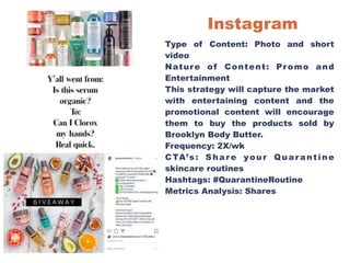 Brooklyn Body Butter Social Media Content Strategy | PDF