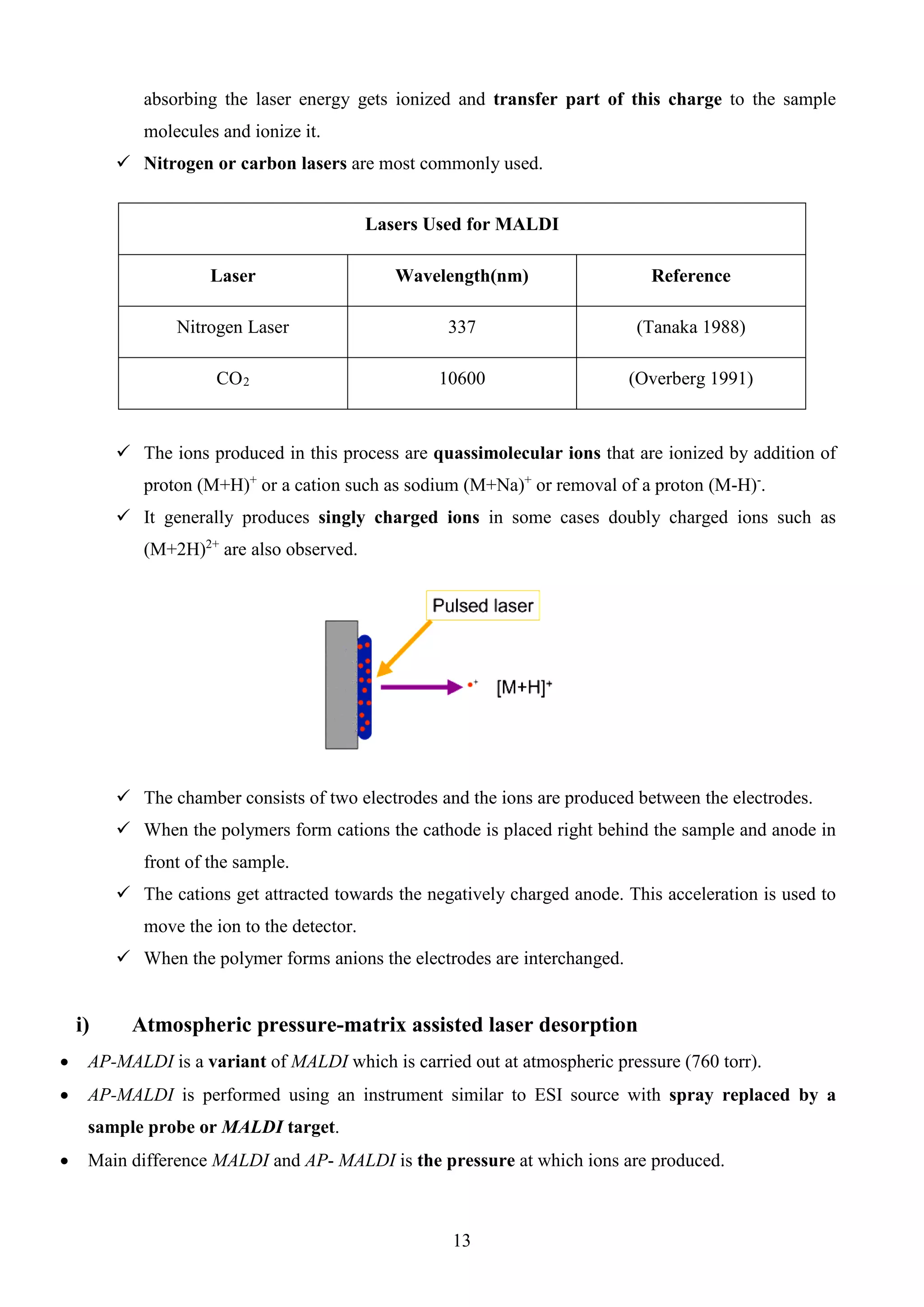 Ionizaion Techniques - Mass Spectroscopy | PDF