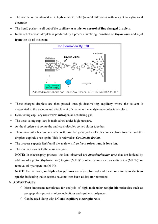 Ionizaion Techniques - Mass Spectroscopy | PDF | Chemistry | Science