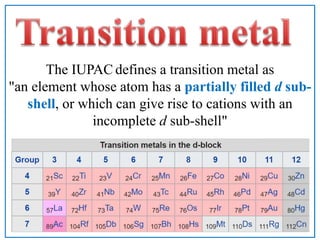 Transition Metal and Organo-Catalysis | PPTX