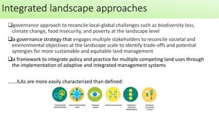 Collaborating to operationalize integrated landscape approaches ...