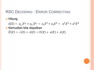 Reed solomon code | PPTX