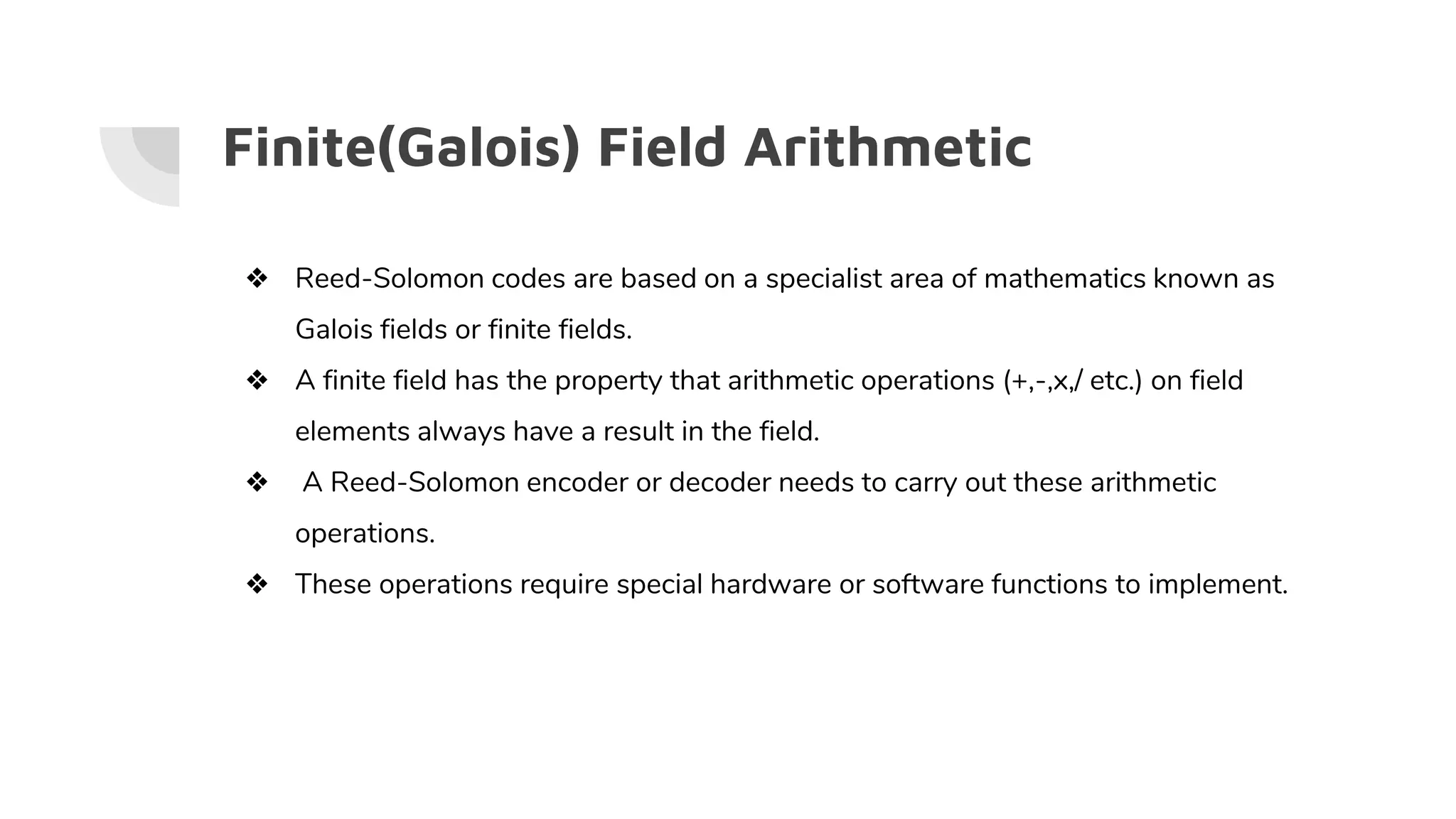 Reed solomon codes | PPTX