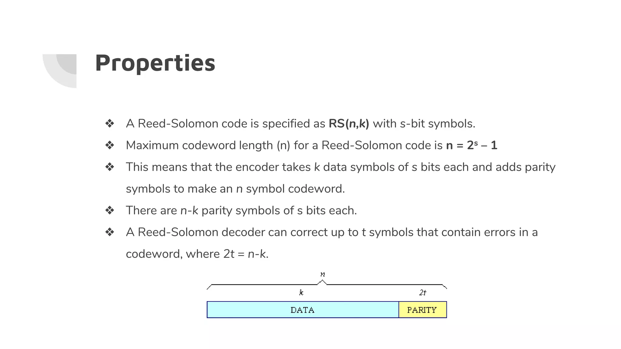 Reed solomon codes | PPTX