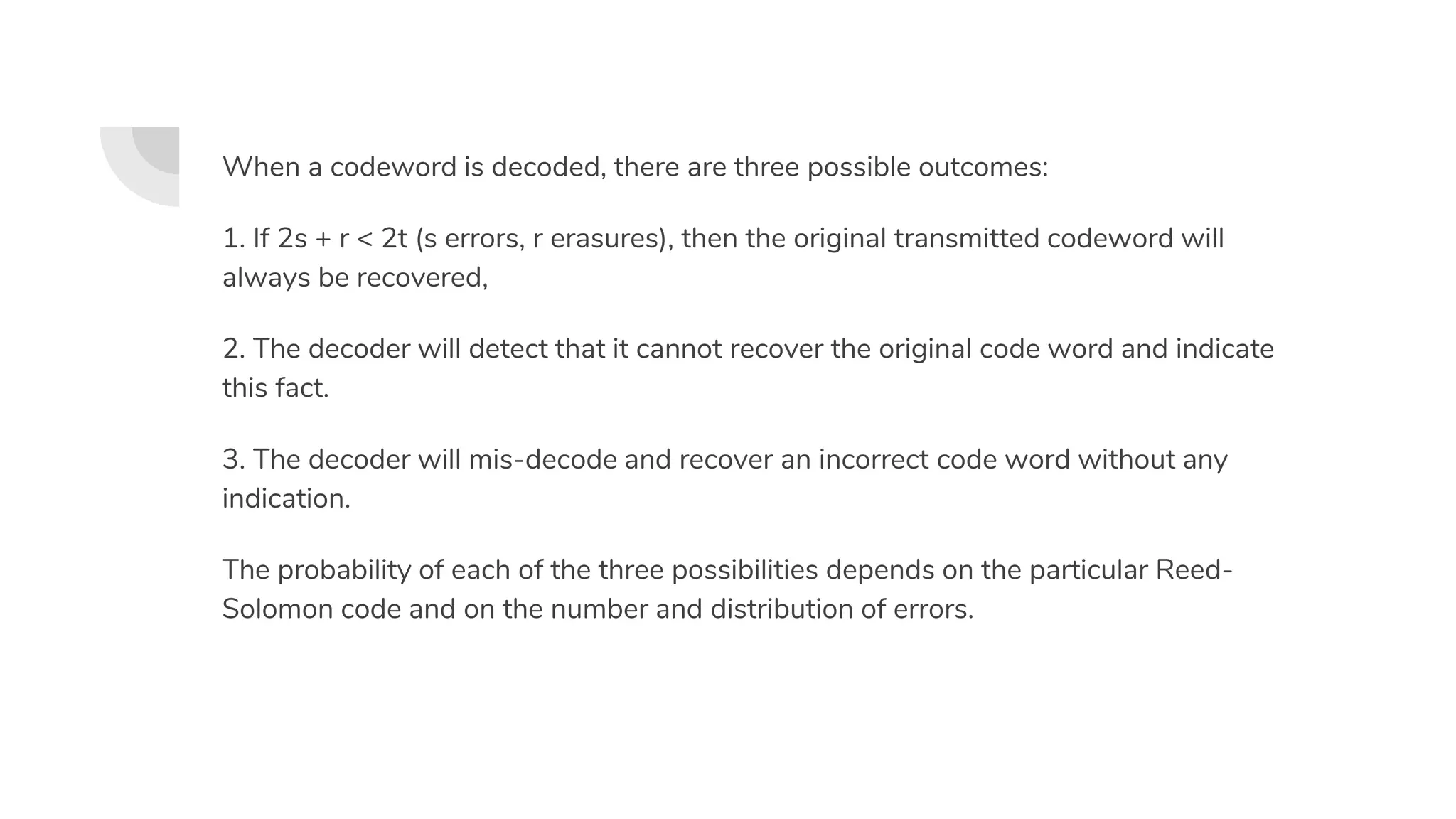 Reed solomon codes | PPTX