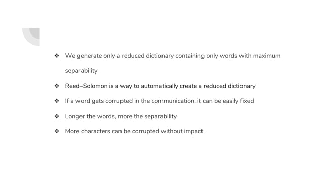 Reed solomon codes | PPTX | Programming Languages | Computing