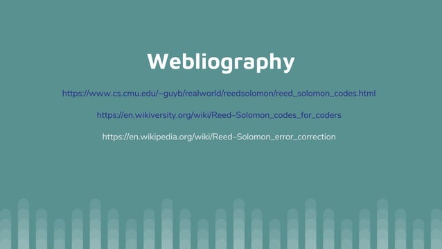 Reed solomon codes | PPTX | Programming Languages | Computing