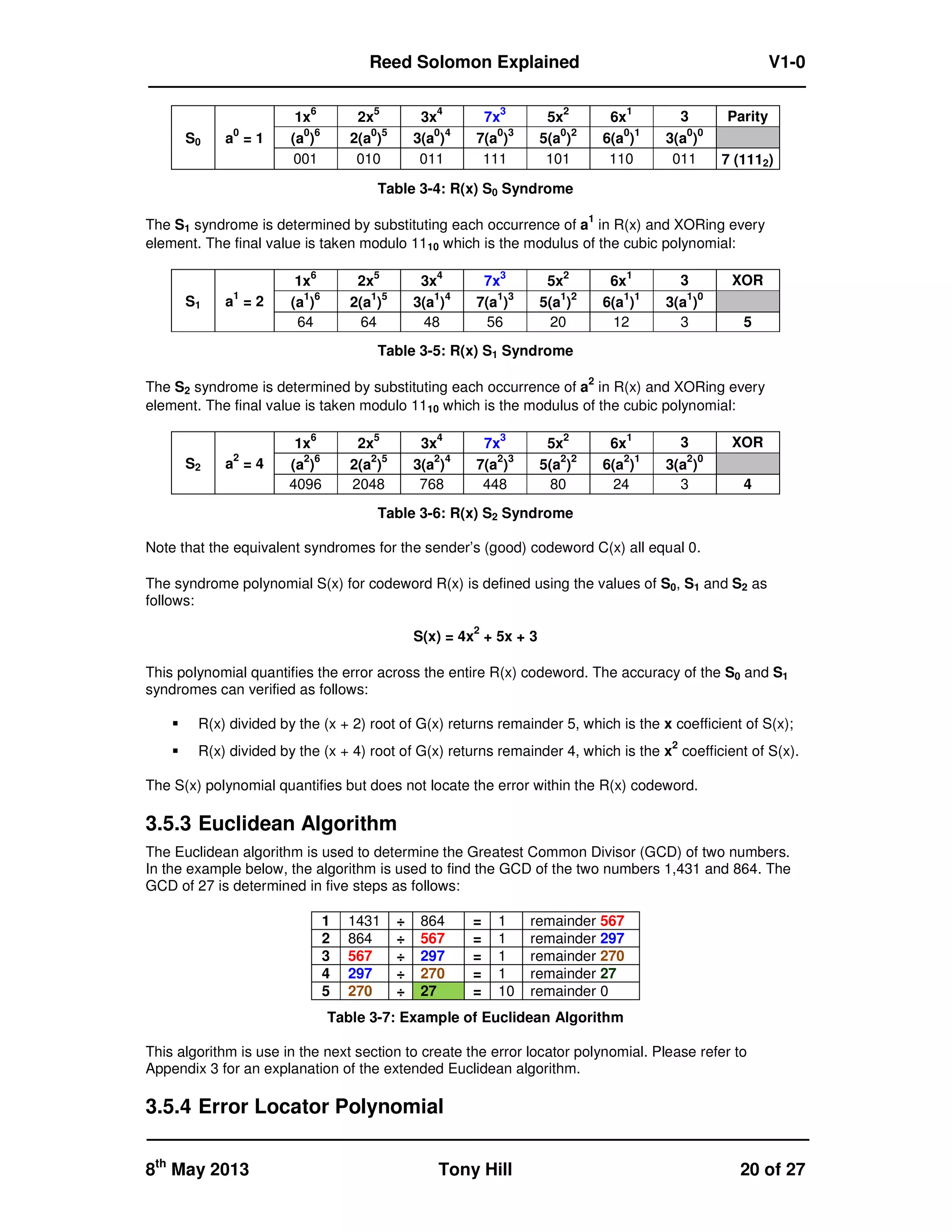 Reed solomon explained v1 0 | PDF