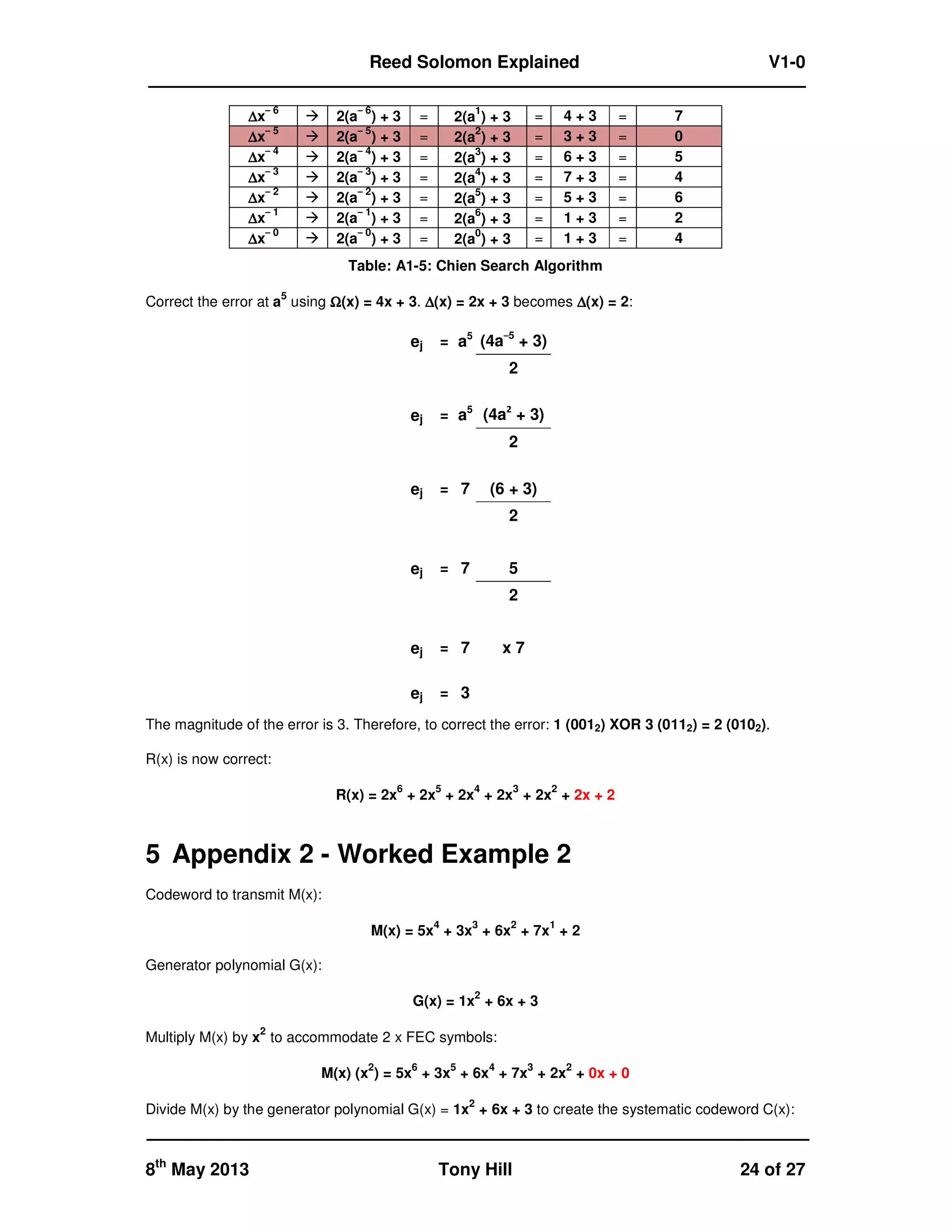 Reed solomon explained v1 0 | PDF