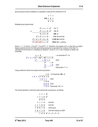 Reed solomon explained v1 0 | PDF