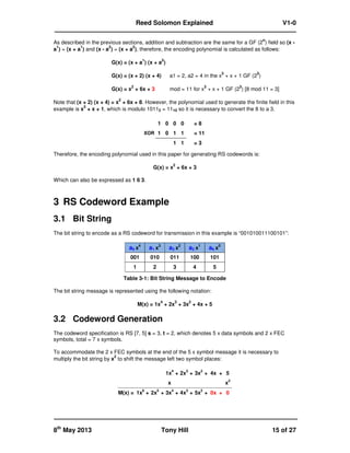 Reed solomon explained v1 0 | PDF