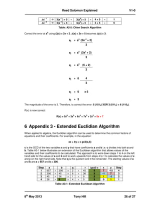 Reed solomon explained v1 0 | PDF