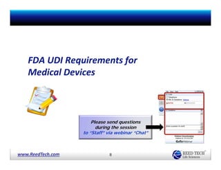 Unique Device Identification UDI Requirements and Timelines | PDF