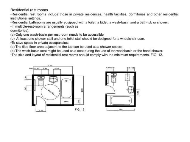 BARRIER FREE DESIGN WASHROOMS | PPT