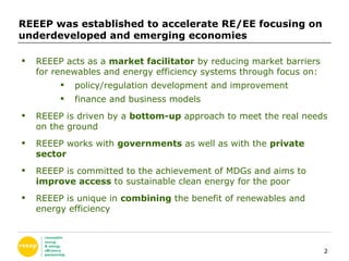 Introduction to REEEP and reegle | PPT