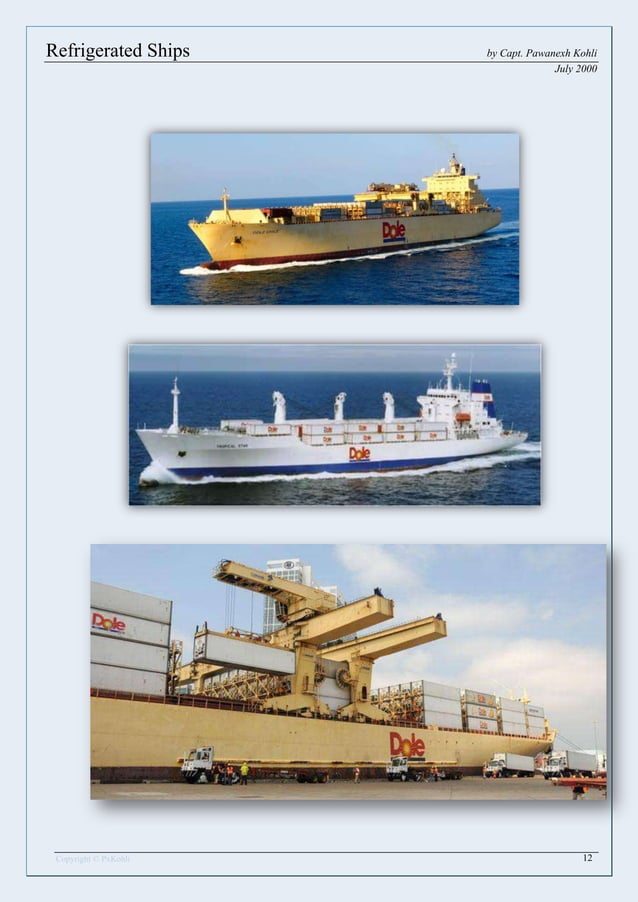Reefer Vessels | PDF | Chemistry | Science