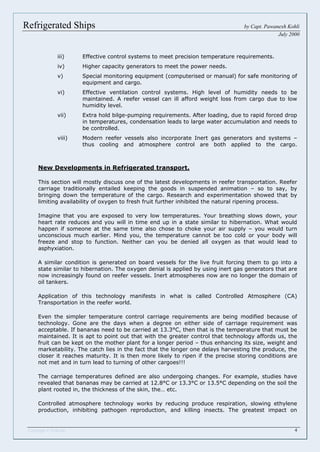 Reefer Vessels | PDF