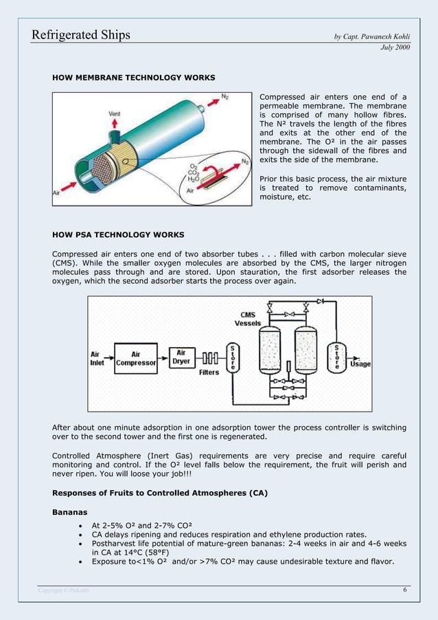 Reefer Vessels | PDF | Chemistry | Science
